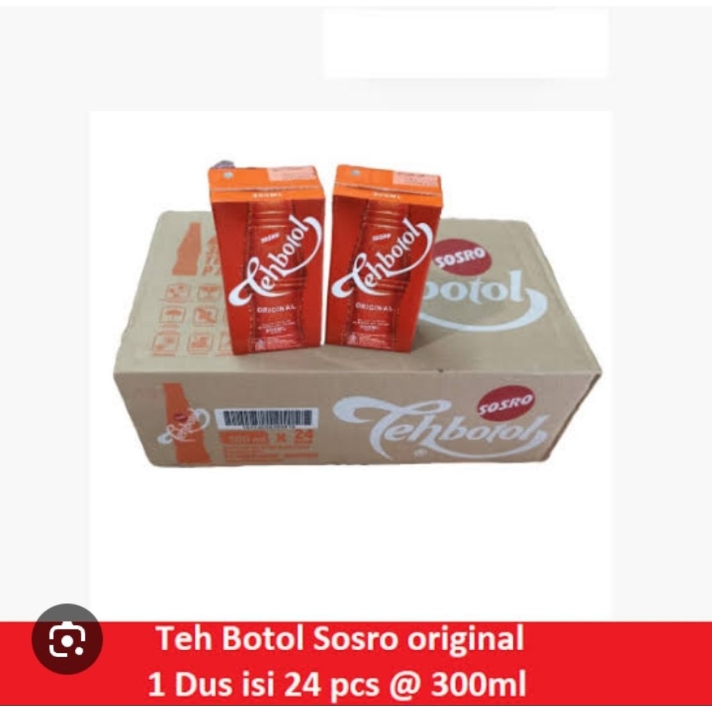 Jual TEH BOTOL SOSRO KOTAK 200ML 300ML (PER DUS) | Shopee Indonesia