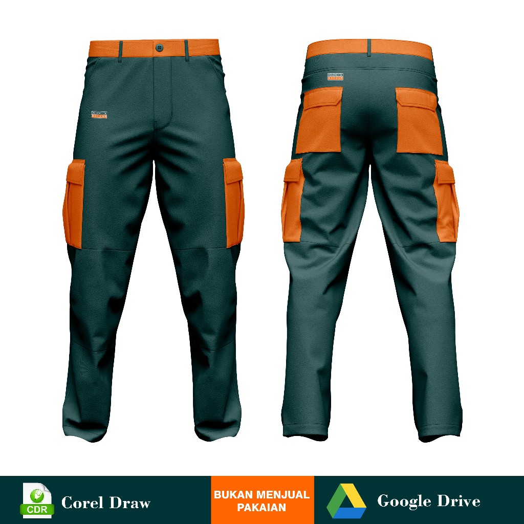Jual Mockup Celana Cargo - CDR | Shopee Indonesia