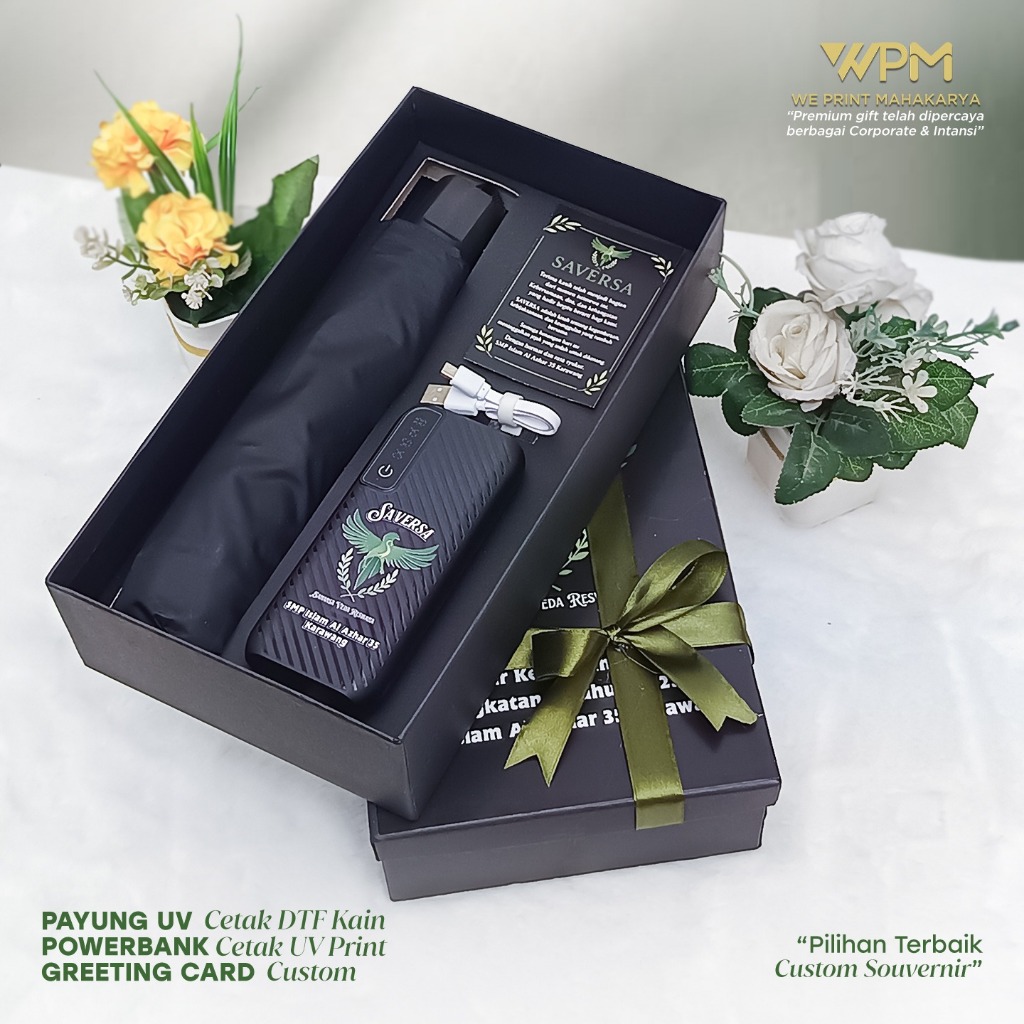 Jual PAKET PAYUNG DAN POWERBANK CUSTOM / PAKET COORPORADE | Shopee ...