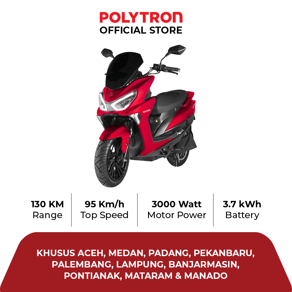 Jual POLYTRON Fox R Electric Sepeda Motor Listrik - OTR Aceh, Medan ...