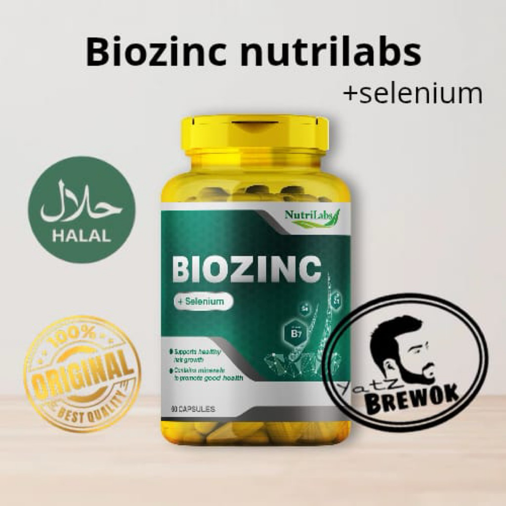 Jual Biozinc with selenium nutrisi rambut sehat | Shopee Indonesia