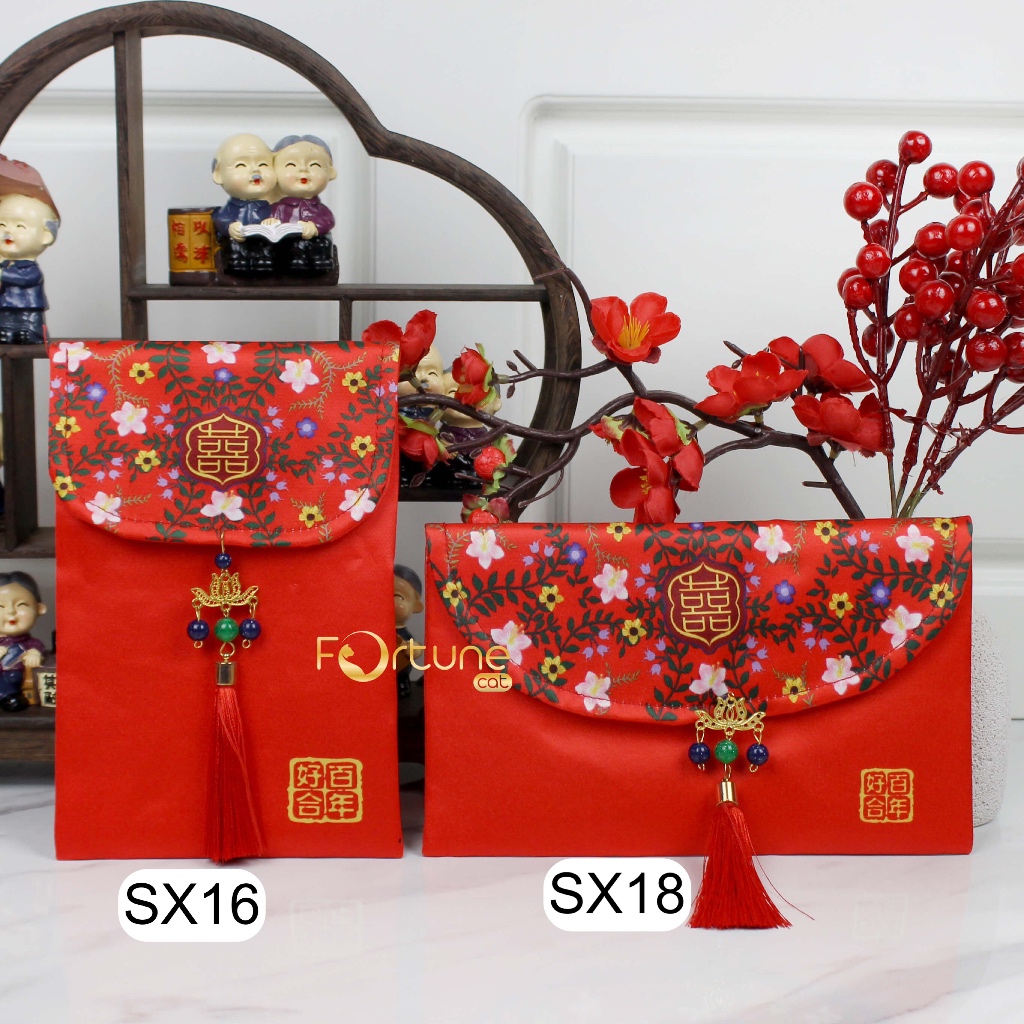 Jual InJO Angpao Kain Sangjit Kawinan Wedding Ukuran Standar Dompet ...