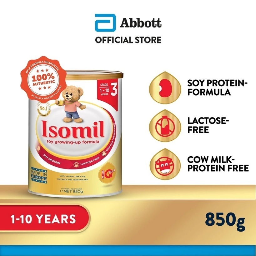 Jual Abbott Isomil Stage 3 Soy Growing-Up Formula 850g | Shopee Indonesia