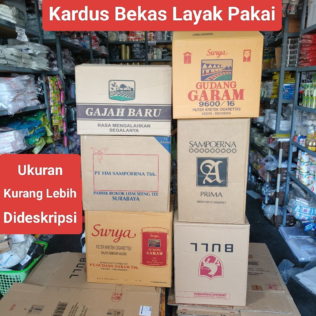 Jual Packing Dus Tebal / Kardus Besar / Dus Bekas / Kardus Sealer ...