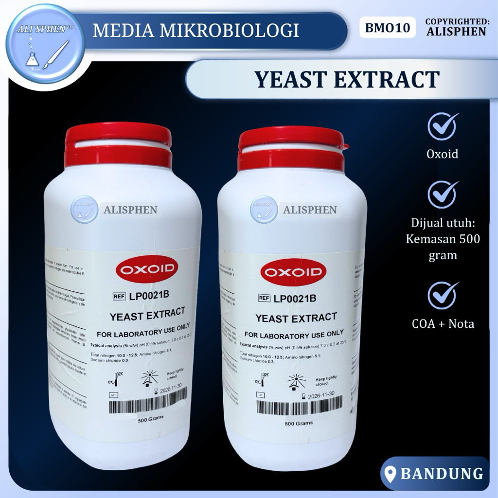 Jual [BMO10] Yeast Extract / Ekstrak Ragi | OXOID | Media Mikrobiologi ...