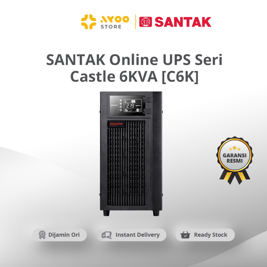 Jual SANTAK Online UPS Seri Castle 6KVA [C6K] No warranty | Shopee Indonesia