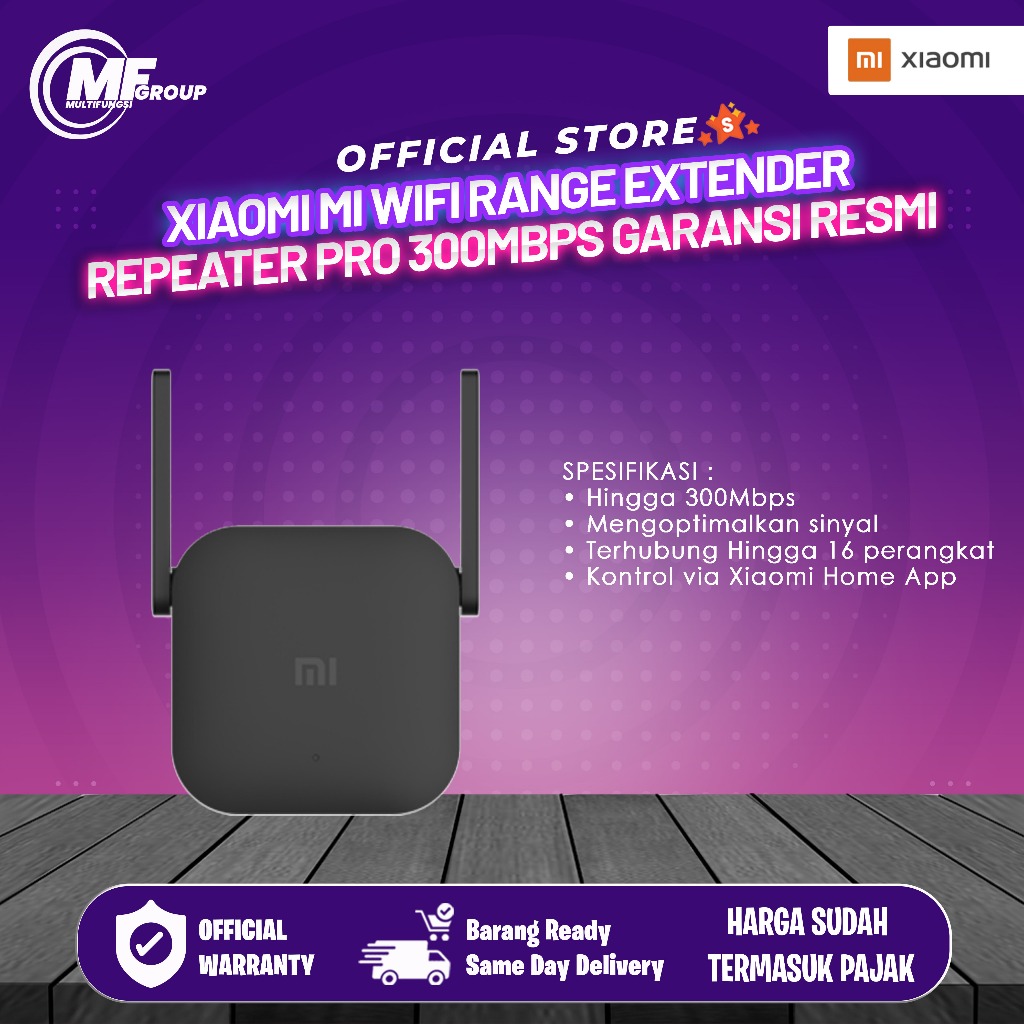 Jual Xiaomi Mi WiFi Range Extender Repeater Pro 300Mbps Garansi Resmi ...