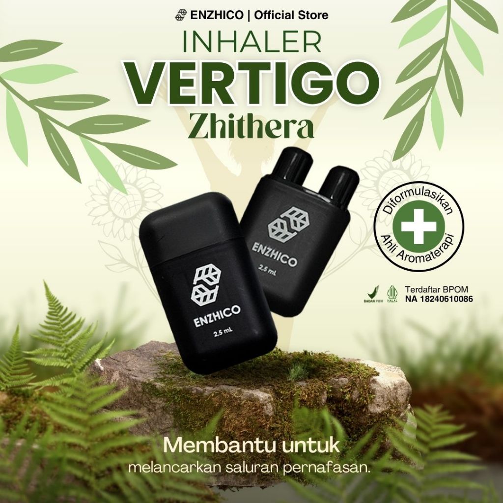 Jual ENZHICO ZHITHERA Inhaler Vertigo Pusing Aromaterapi Atasi Pusing ...
