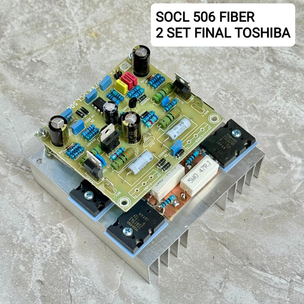 Jual Soco 506 fiber lengkap 2 set final Toshiba 5200 siap pakai ...