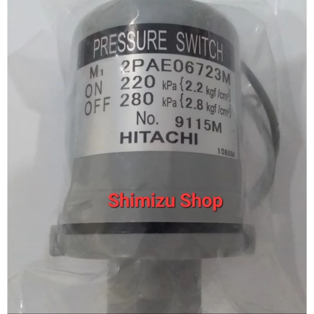Jual Otomatis Hitachi / Pressure Switch Pompa air Hitachi WTP 250GX / WTP 300GX / WTPS 250GX ...