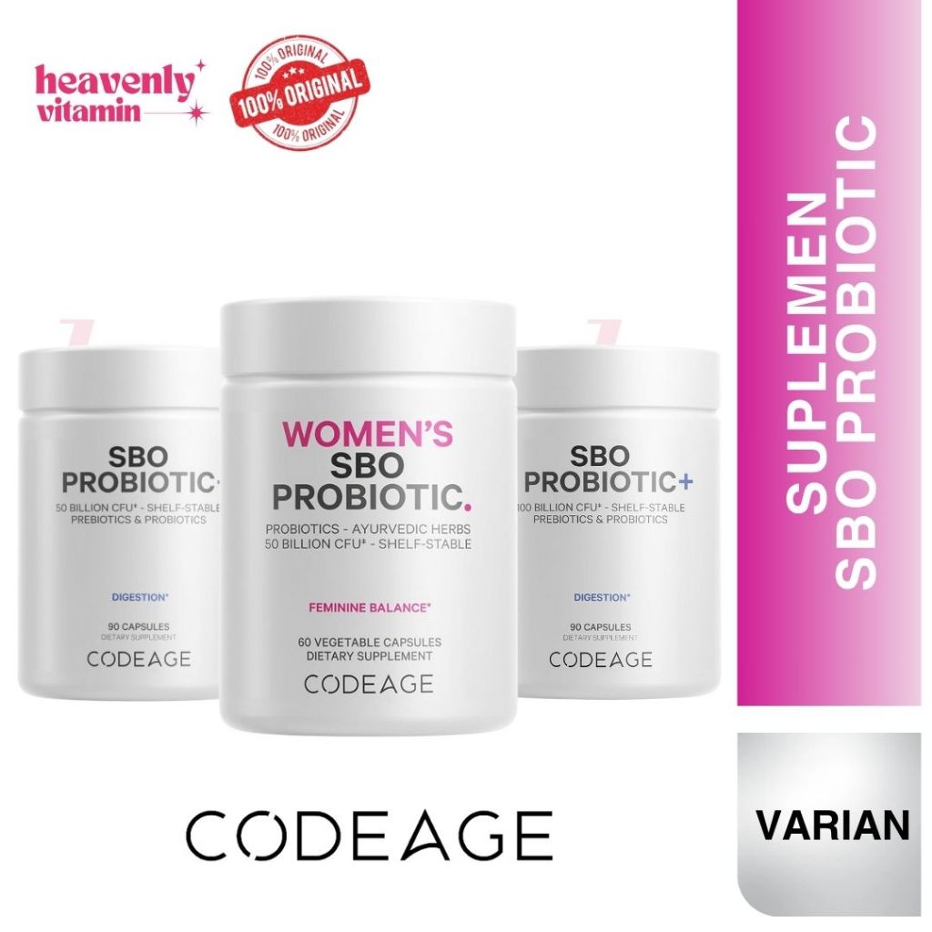 Jual Codeage SBO Probiotic+ & Women’s SBO Probiotic - 90 & 60 Capsules ...