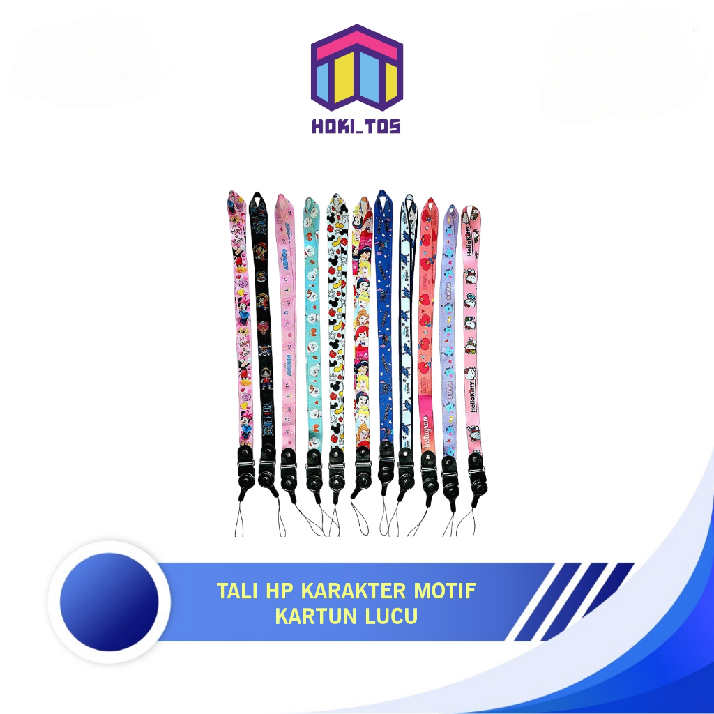 Jual Tali Hp Karakter Motif Lucu Gantungan Kartun Doraemon / Micky ...