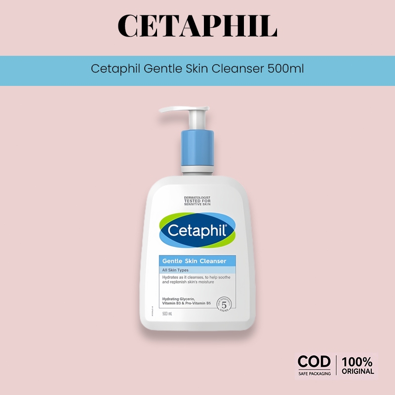 Jual Cetaphil Gentle Skin Cleanser 500ml, Cetaphil Face Wash, Cetaphil ...