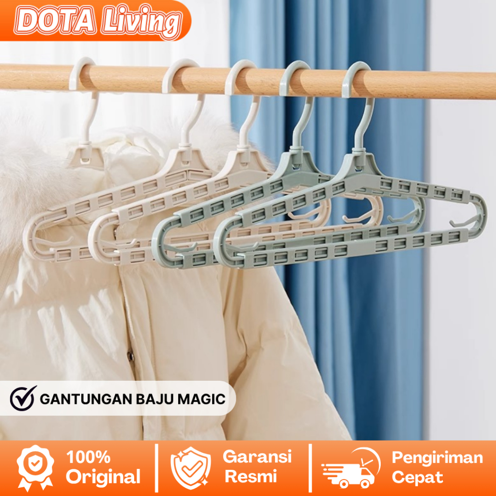 Jual DOTA Living Gantungan Pakaian Tarik Hanger Pakaian Gantungan Baju ...