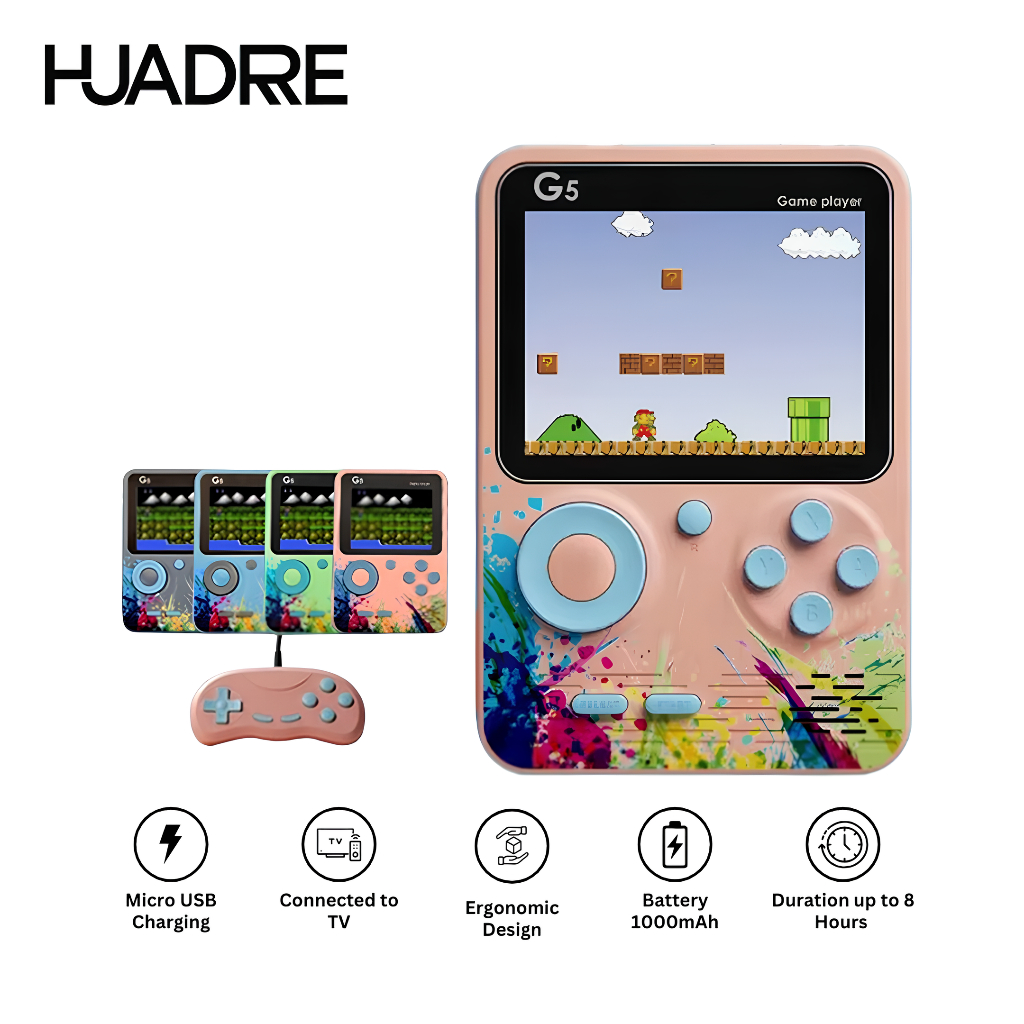 Jual HUADRRE Gamebot Jadul Gameboy Retro Mini 500 Games Include Konsol ...