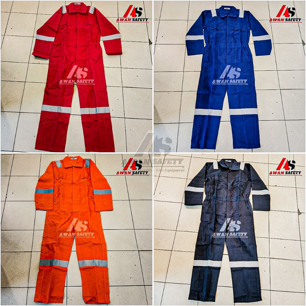Jual Wearpack Safety Proyek Coverall Werpak Pria K3 Lengan Panjang ...