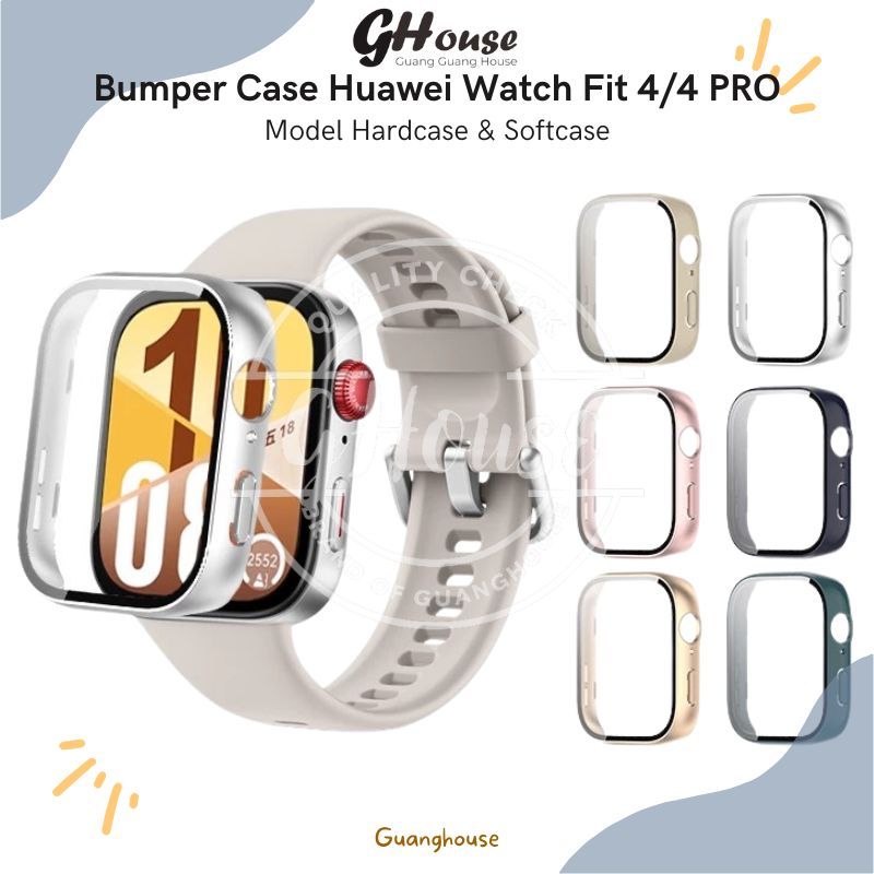 Jual Bumper Case Huawei Watch Fit 4 / Fit 4 PRO Hardcase PC Huawei ...