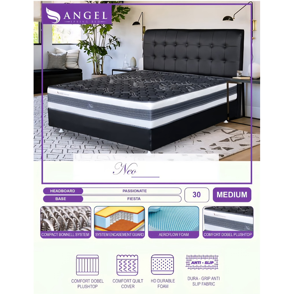 Jual ( Pre Oder ) SPRINGBED PER ANGEL NEO PLUSTOP | Shopee Indonesia