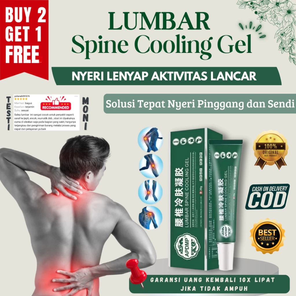 Jual APDMP LUMBAR Original Lumbar Cold Compress Cream/Salep Lumbar ...