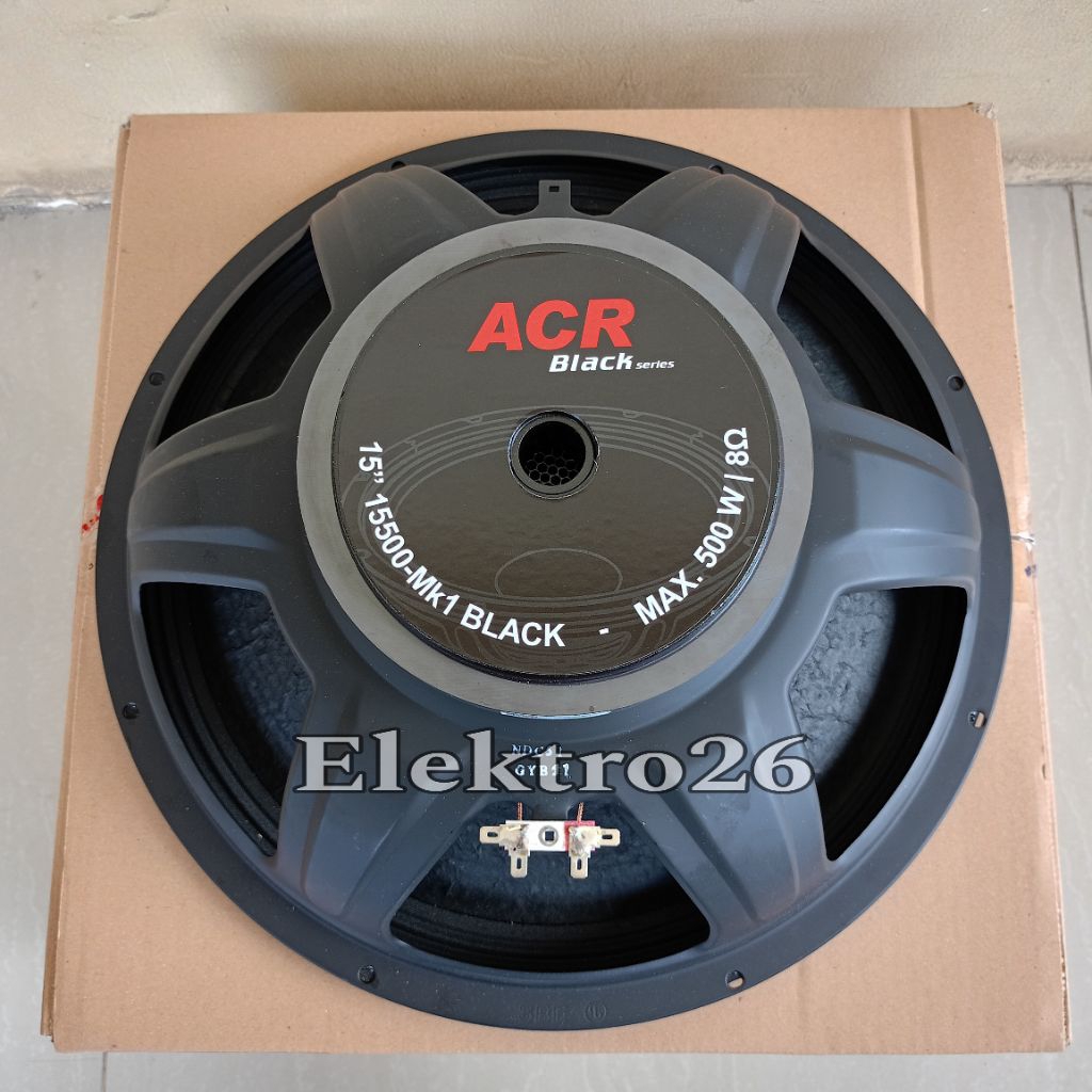 Jual Speaker ACR 15 inch 15500 MK1 BLACK FULLRANGE | Shopee Indonesia