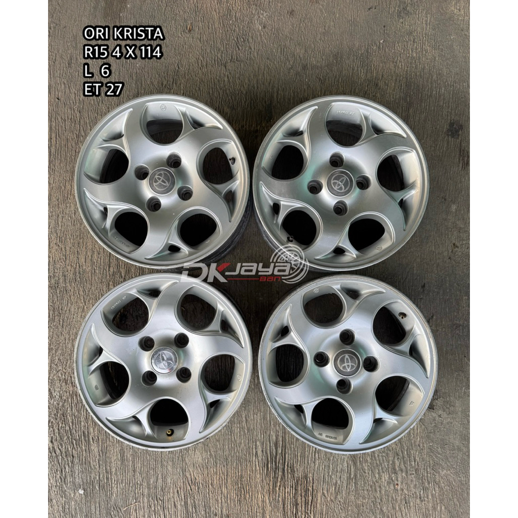 Jual VELG ORI KIJANG KRISTA R15 4 X 114 (HARGA UNTUK 4PCS VELG) | Shopee Indonesia