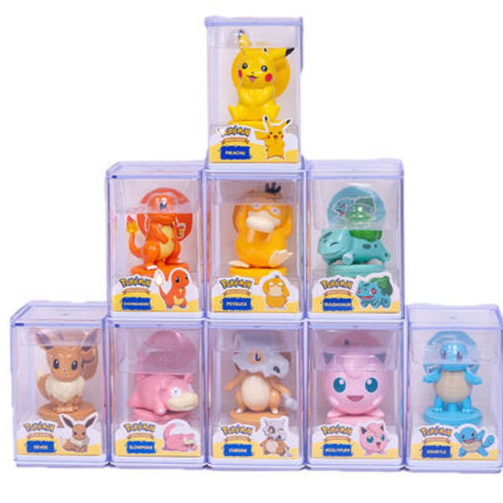 Jual Pokemon mini figure stamper Pikachu charmander original | Shopee ...