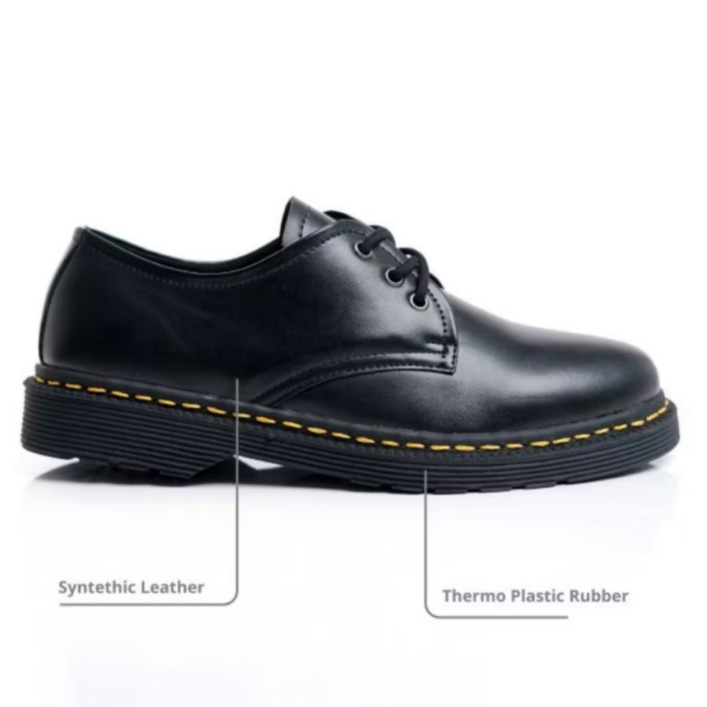 Jual SEPATU PRIA DR MARTINS HITAM LOW SEMATA KAKI FREE BOX/SEPATU ...