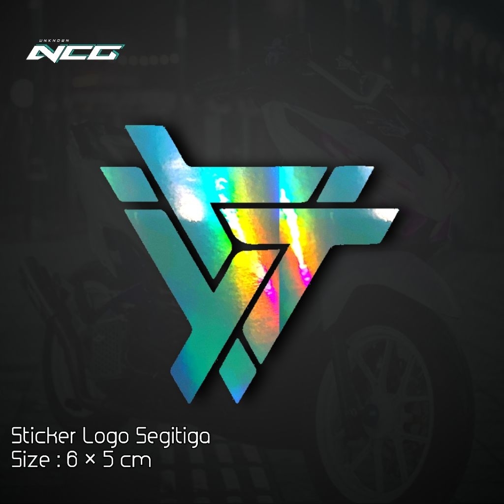 Jual Sticker Logo Segitiga Stiker Cutting Triangle Vector Untuk Motor ...