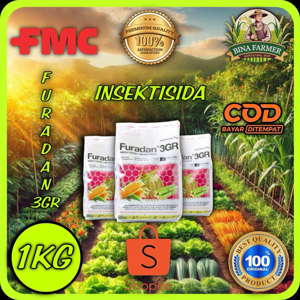 Jual FURADAN 3 GR INSEKTISIDA NEMATISIDA PENGENDALI HAMA TANAMAN ...