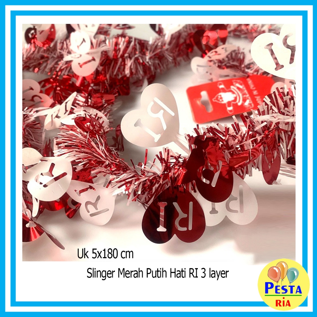 Jual Murah!! (1Pcs) Slinger Merah Putih 3 Layer, slinger dirgahayu ...