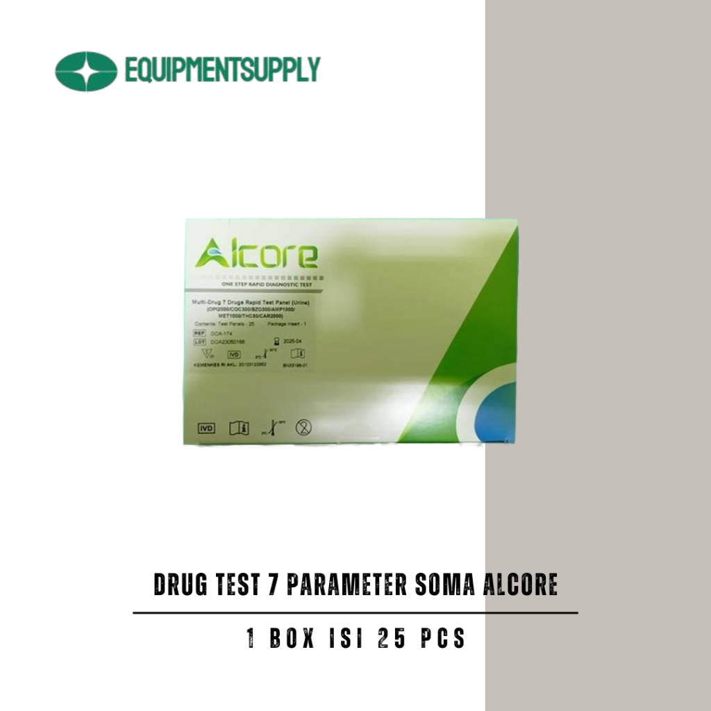 Jual Drug Test 7 Parameter Some Alcore isi 25T Drug Abuse 7P | Shopee ...