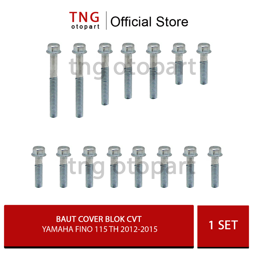 Jual Baut cover Blok Cvt Yamaha Fino 115 Th 2012-2015 / Baut Blok Left ...