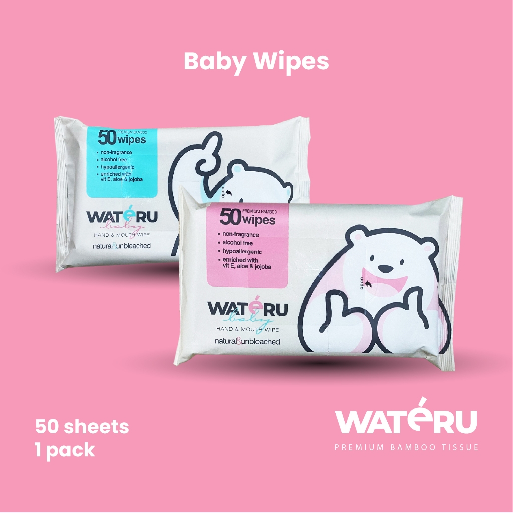 Jual Wateru Premium Bamboo Tissue / Tisu Bambu - Wateru Bamboo Baby ...