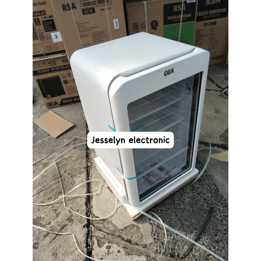 Jual Gea EXPO-90CVD Showcase Mini Display Cooler 95 Liter 110 Watt ...