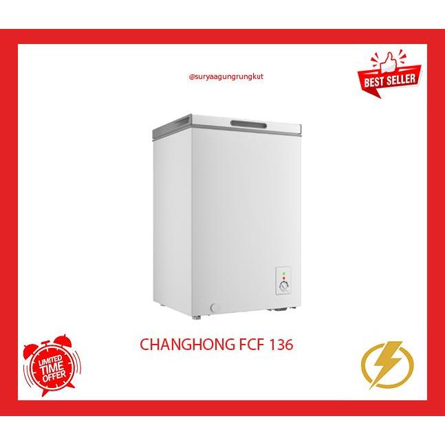 Jual CHEST FREEZER BOX CHANGHONG 110 LITER 100 WATT FCF - 136 | Shopee ...