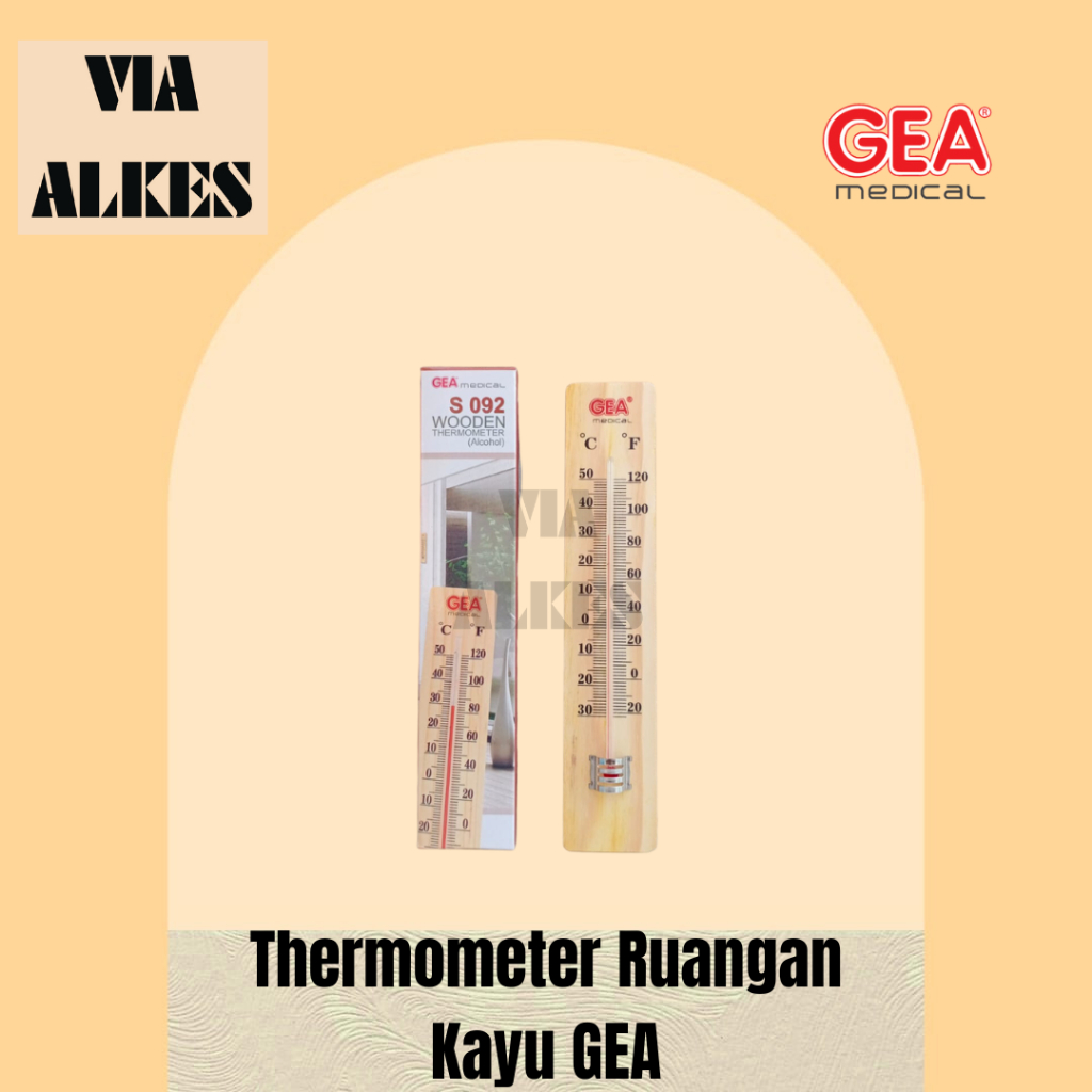 Jual Thermometer Ruangan - Pengukur Suhu Ruangan - Thermometer Kayu ...