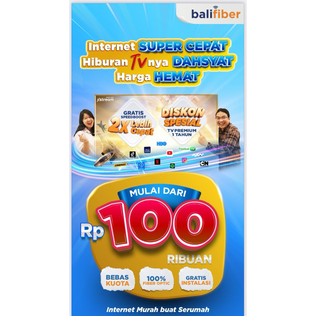 Jual internet wifi rumah balifiber (untuk harga baca deskripsi ...