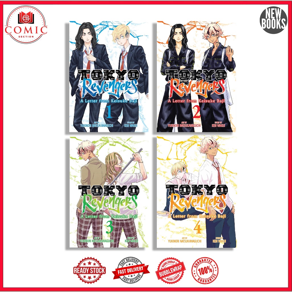 Jual Tokyo Revengers: A Letter from Keisuke Baji (4 book series ...