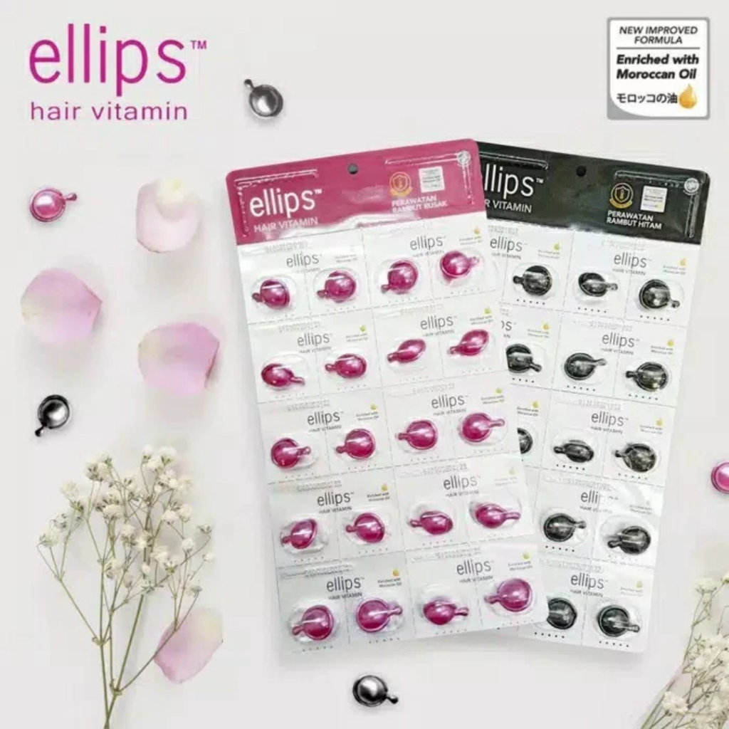 Jual ELLIPS Hair Vitamin Rambut 1ml Miniblister | Perawatan Rambut ...