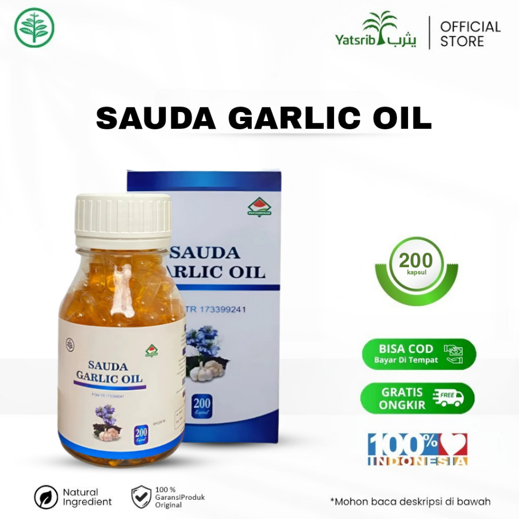 Jual Sauda Garlic Oil - Habats Plus Garlic Membantu Mengatasi ...