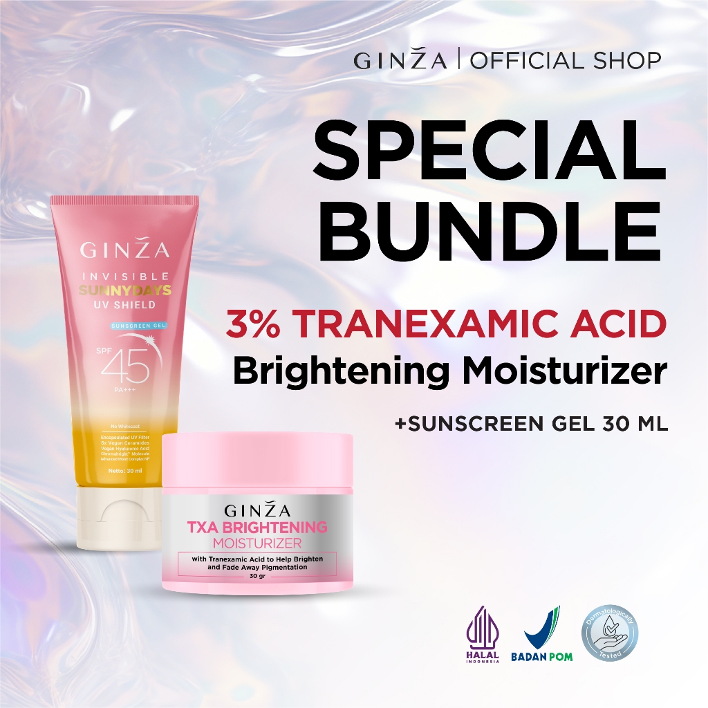 Jual Paket GINZA TXA Moisturizer & Sunscreen | Ginza3% TXA Tranexamic ...