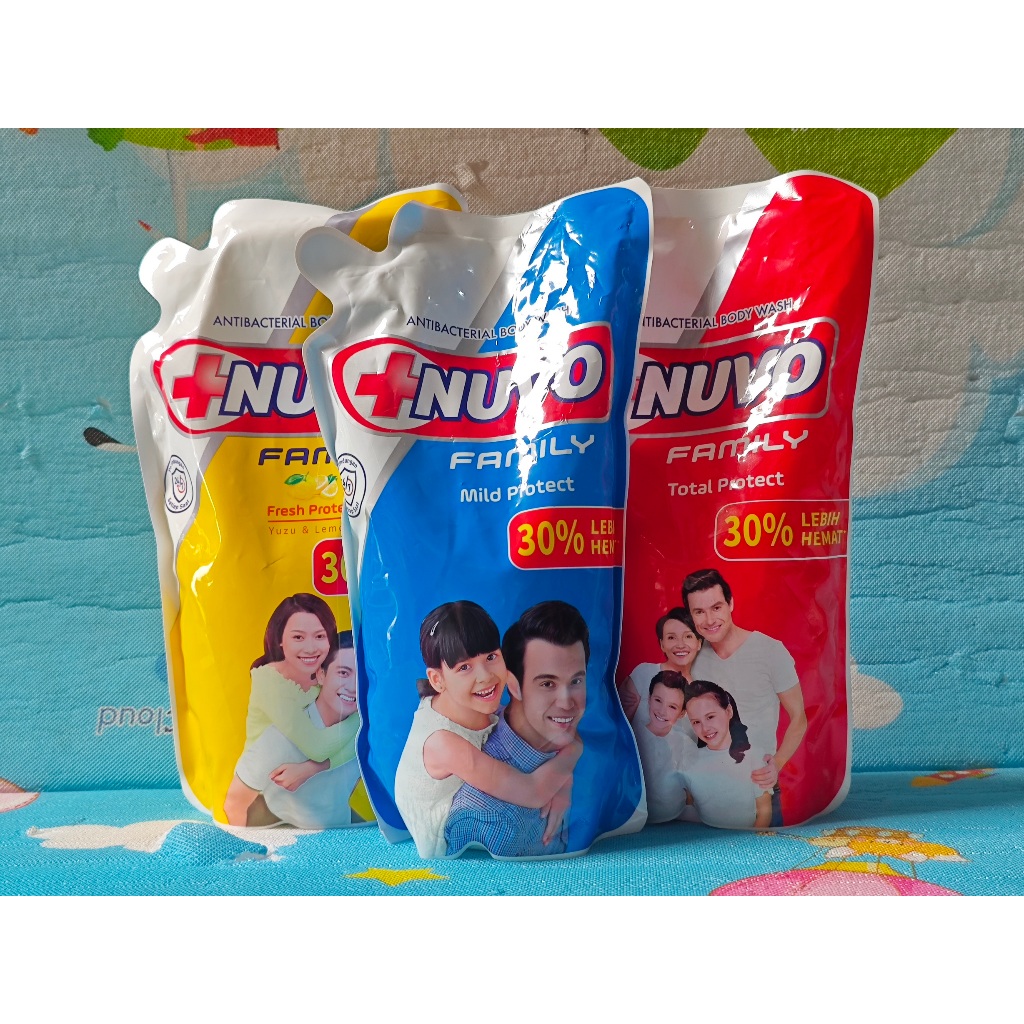 Jual Nuvo Family Body Wash Sabun Mandi 825ml 30% Lebih Hemat! | Shopee ...