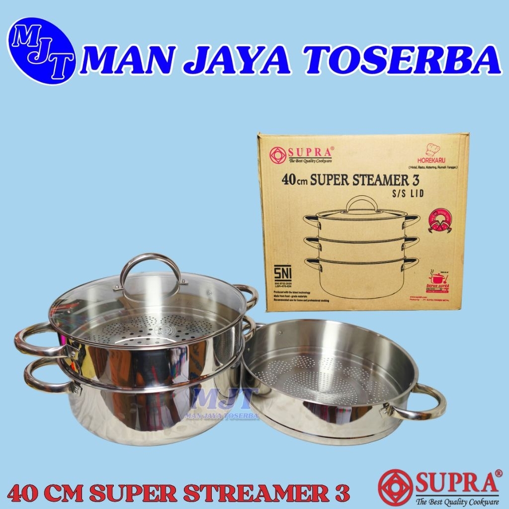 Jual Super steamer supra 40cm susun 3 Panci kalakat supra 40cm susun 3 ...