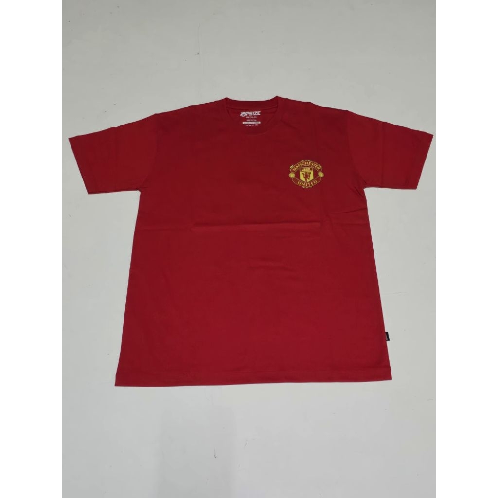 Jual Kaos Oblong Red Merah Tshirt Upsz Manchester United MU bisa COD ...