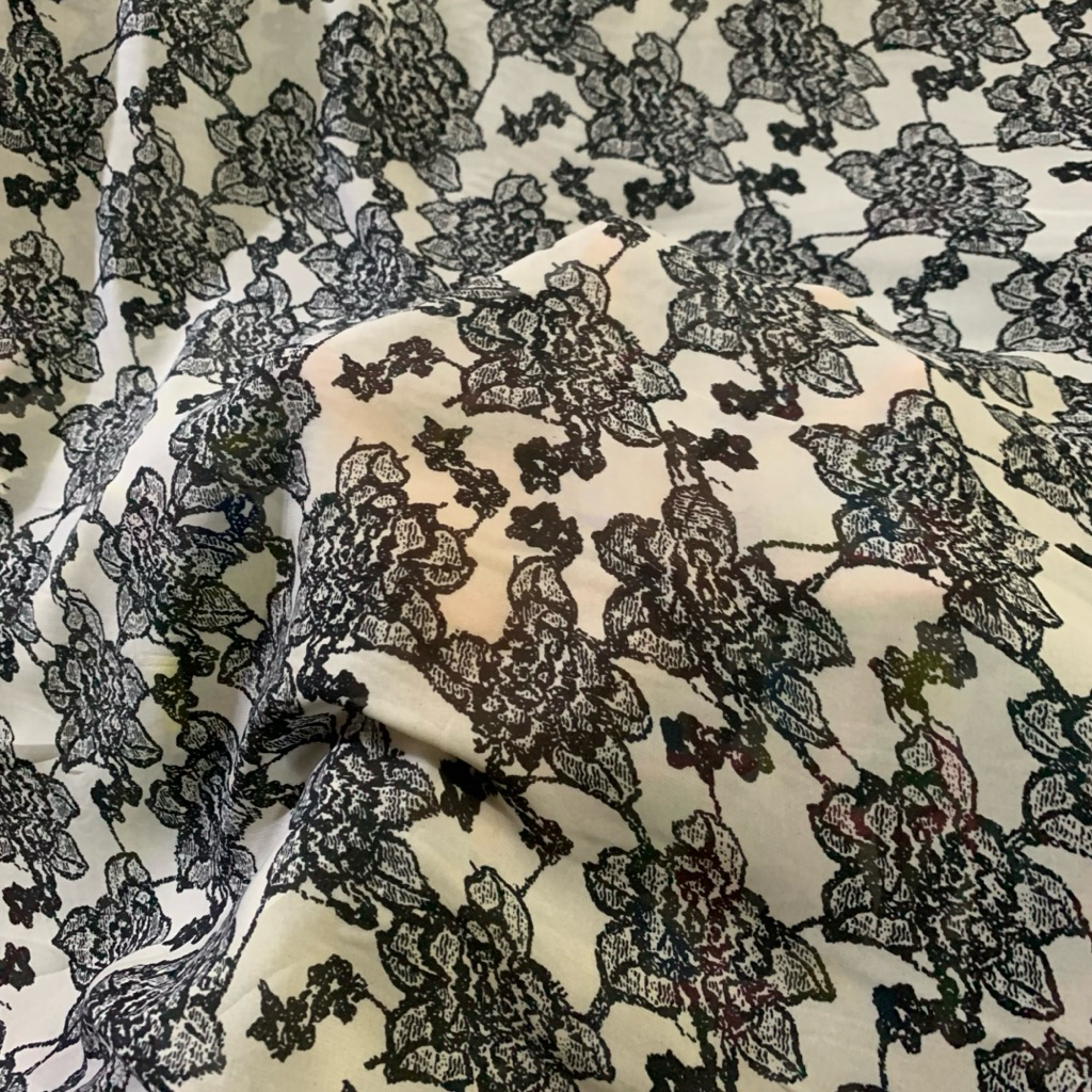 Jual kain sifon sutra motif - kain sifon sutra motif emboss - kain ...