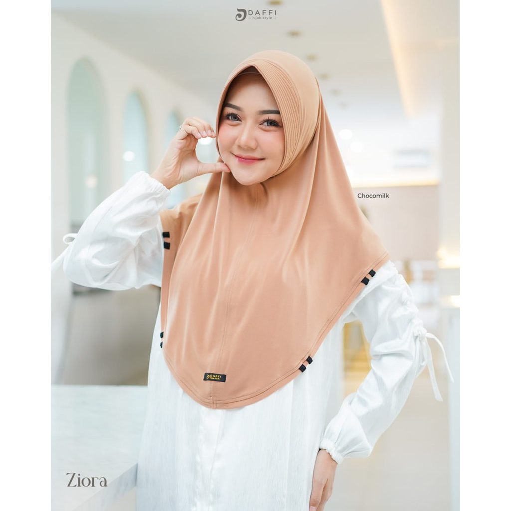 Jual ZIORA JILBAB INSTANT DAFFI STYLISH TERBARU BY DAFFI | Shopee Indonesia