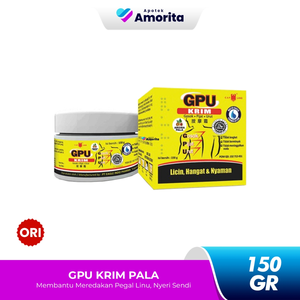 Jual Cap Lang GPU Krim Pala 150gram | Shopee Indonesia