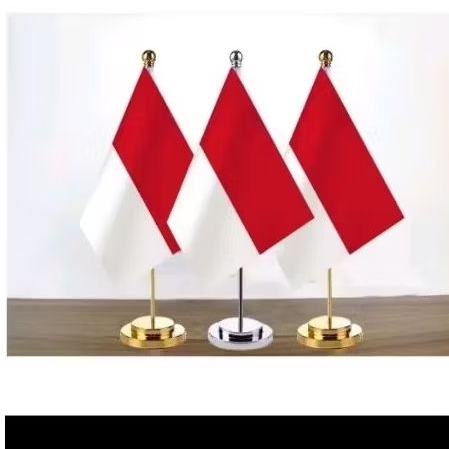 Jual (10PIS)BENDERA MERAH PUTIH BUAT DI MEJA ATAU PAKE TANGAN UKURAN ...