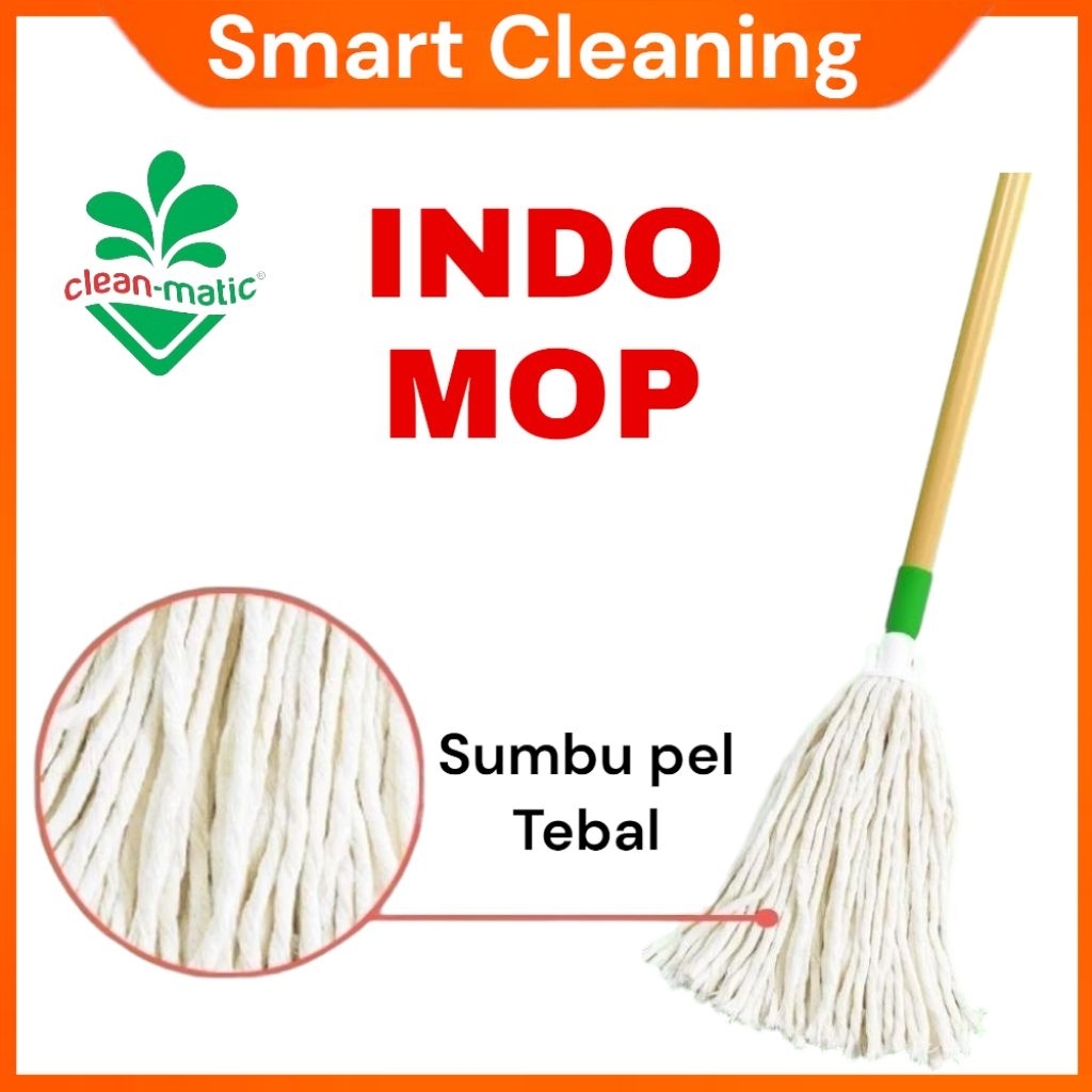 Jual Clean Matic Alat Pel Lantai Indo Mop - Clean Matic Alat Pel Lantai ...