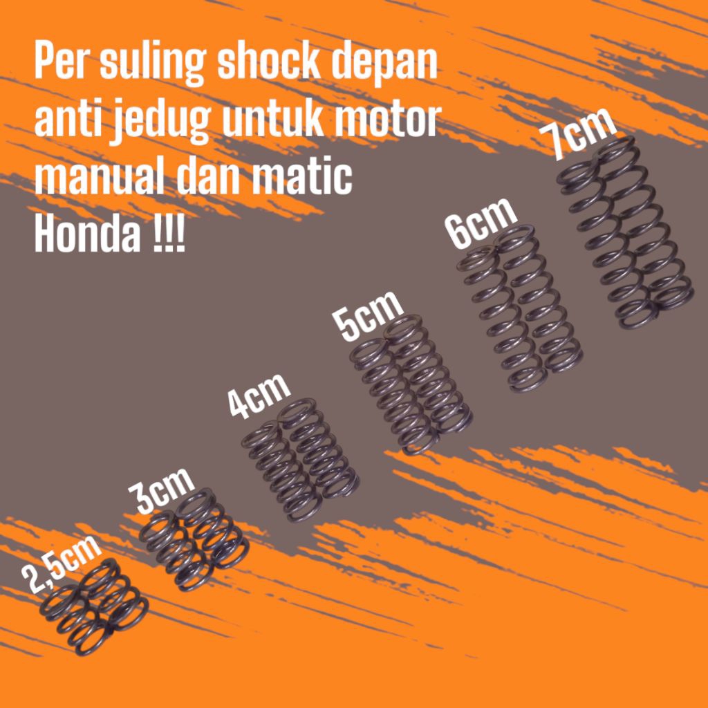 Jual Per Suling Shock Depan Rebound Anti Jedak Jeduk Motor Manual Dan ...